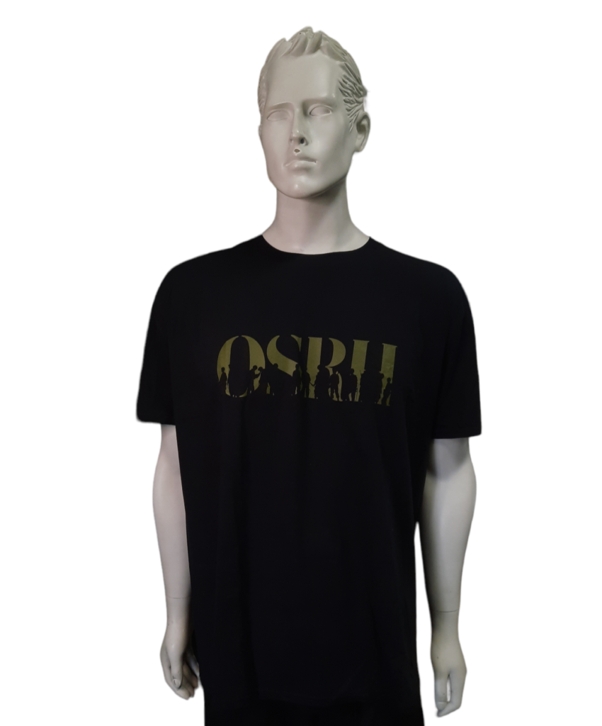 MAJICA S DOTISKOM OSRH - MASLINASTO ZELENI NATPIS - Hrvatski vojnik